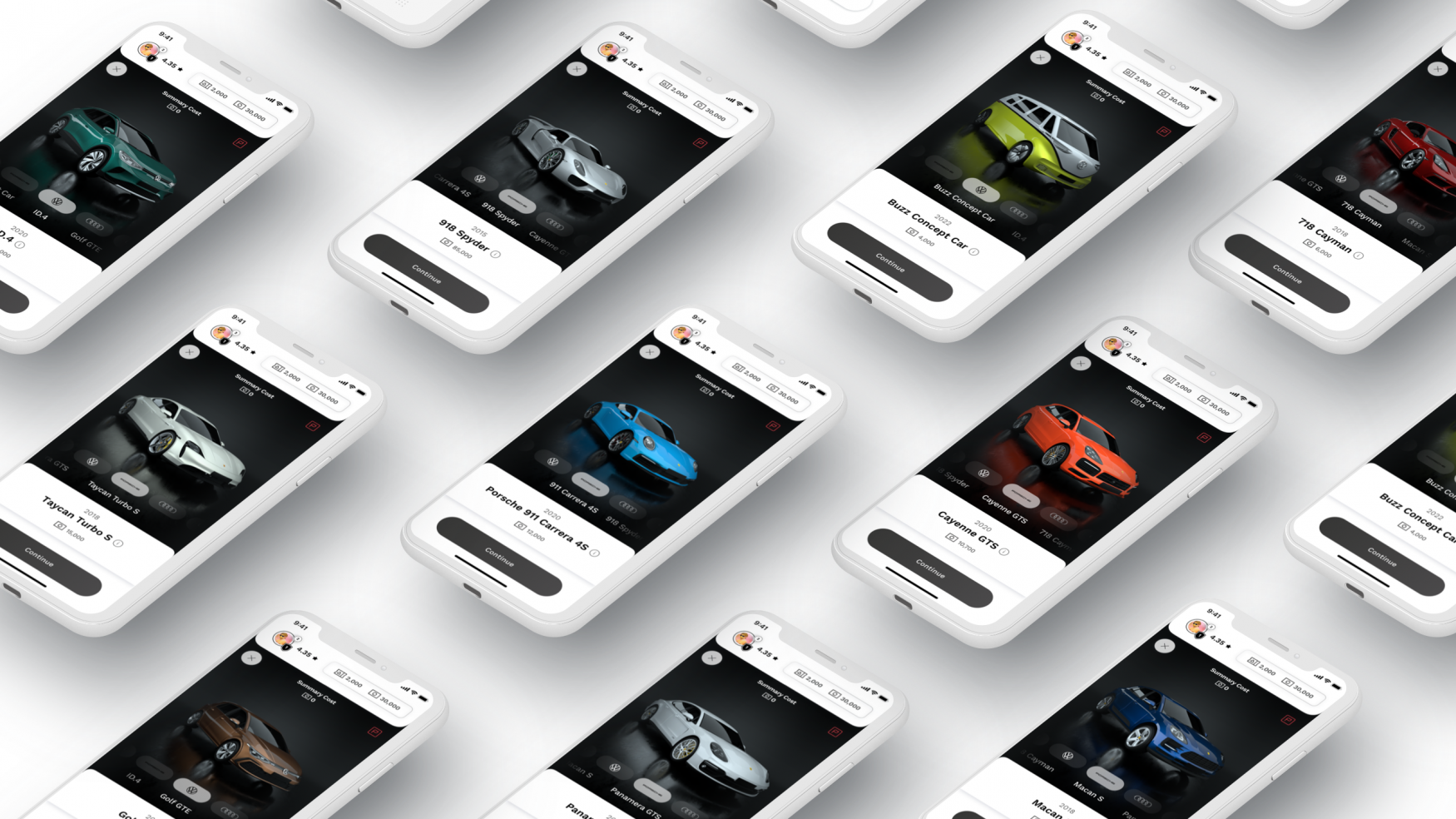 Design Car Mobile Game - Territory Studio